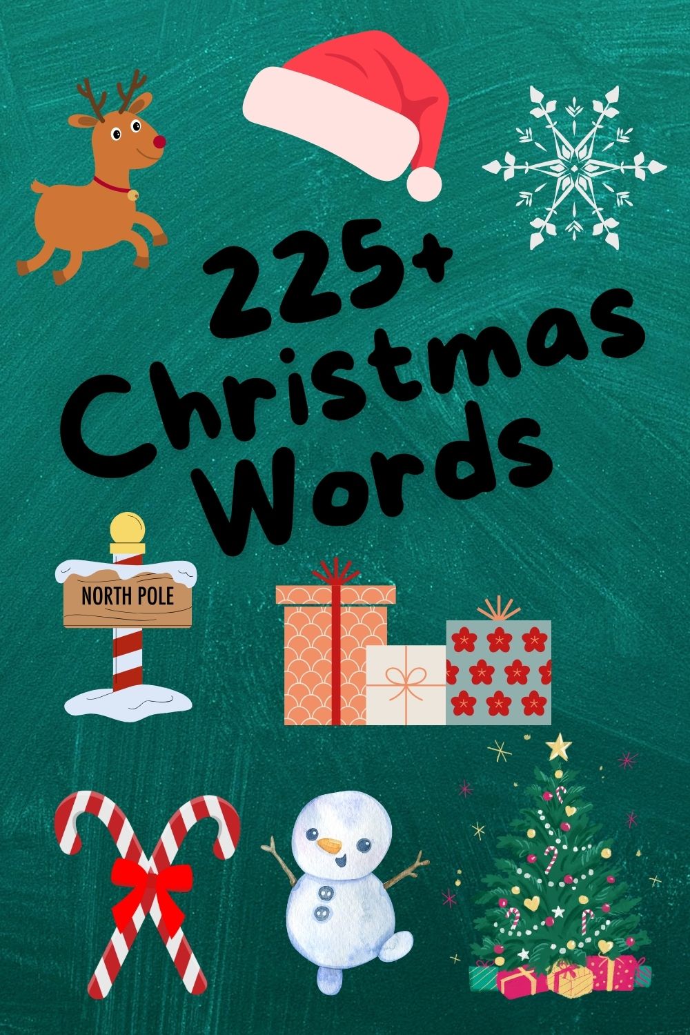225+ Festive Christmas Words List for Kids