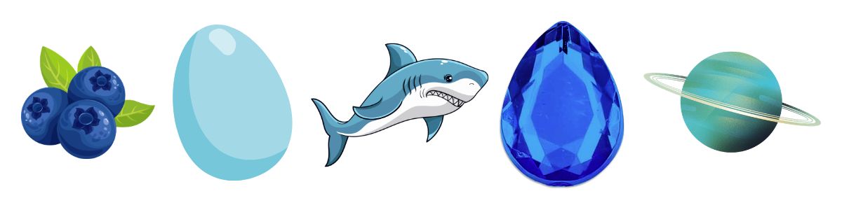80+ Brilliant Things that are Blue