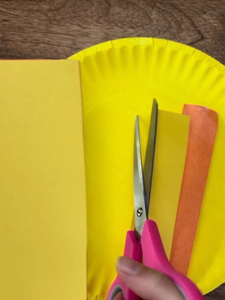 Paper Plate Sunshine Summer Bucket List Craft