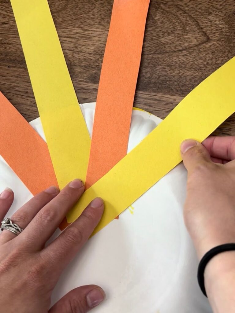 Paper Plate Sunshine Summer Bucket List Craft